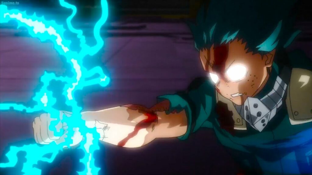 My Hero Academia||Deku unleashes fearsome power to defeat the Flect ...